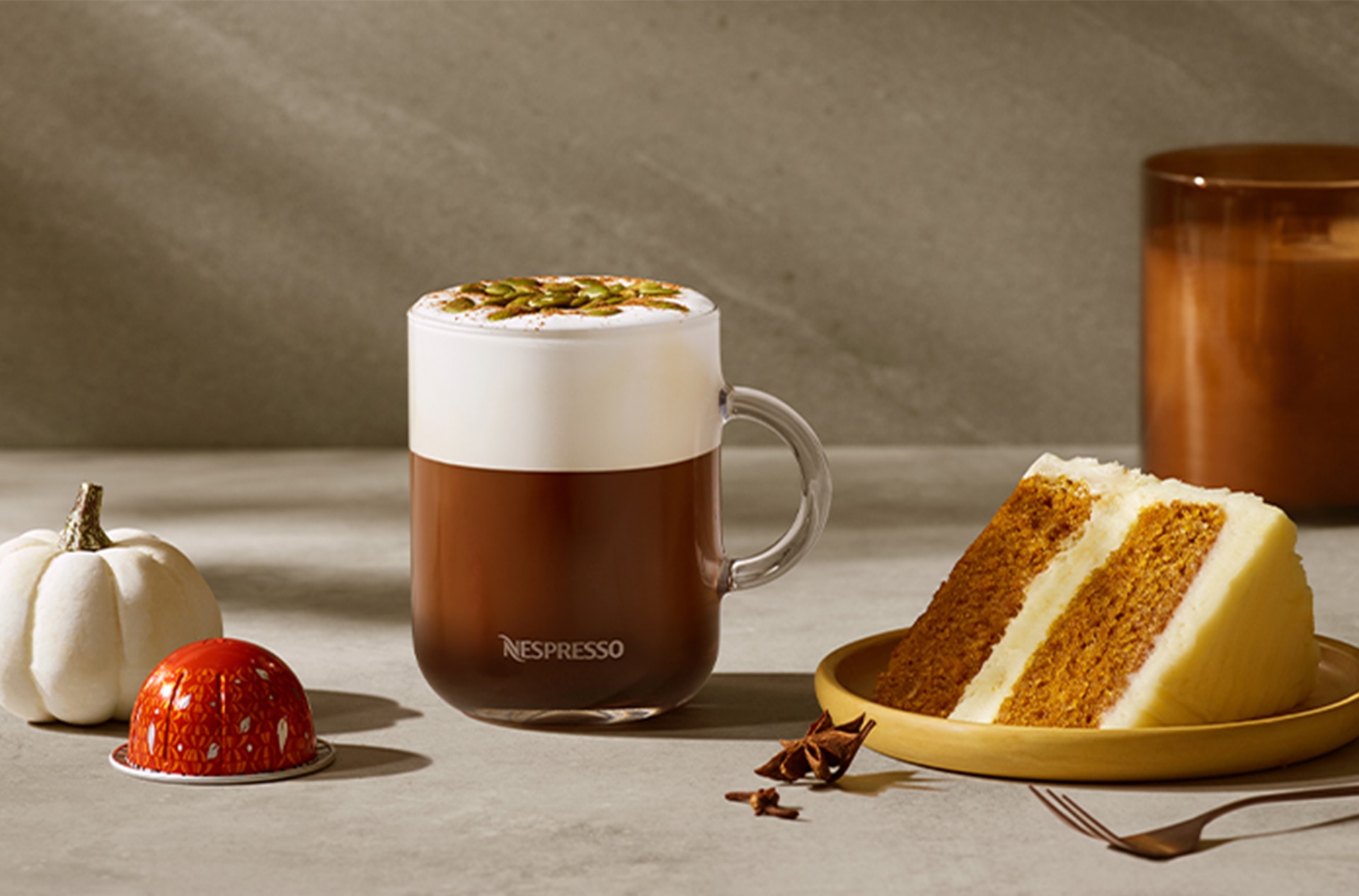 Pumpkin Spice Latte - Nespresso Recipes